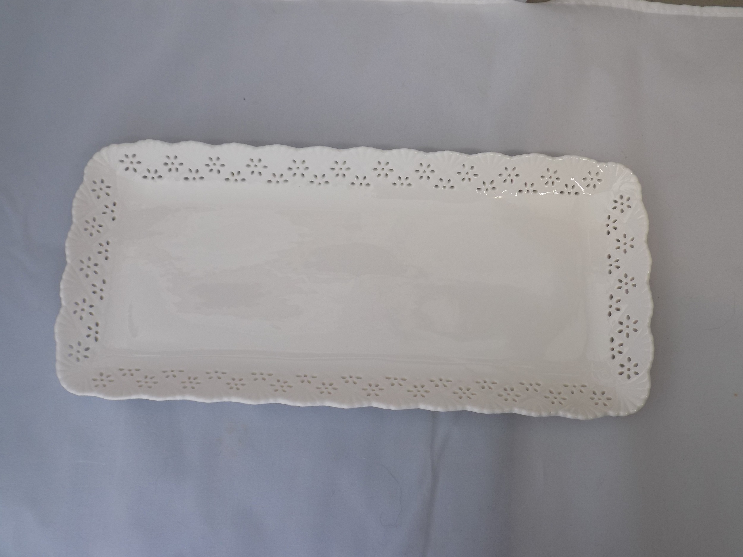 Porcelain Sandwich Tray - Elegant Lady Tea Pots